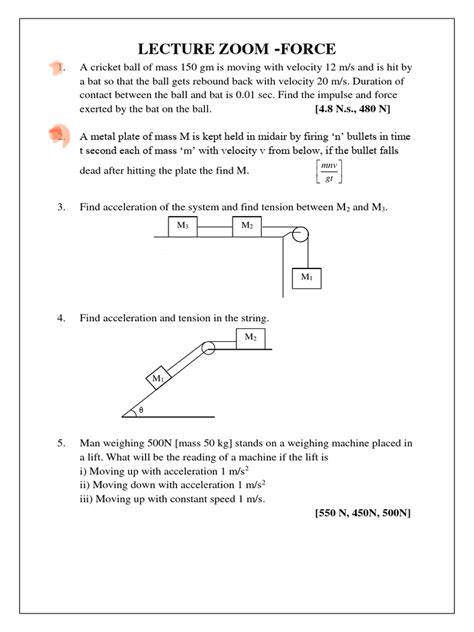 Image result for Physics Force Problems