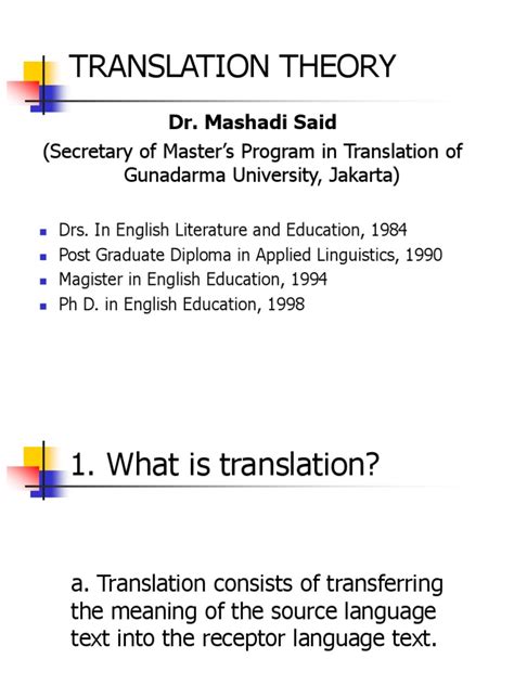 Image result for Basic Theory of Translation PDF