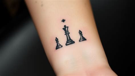 15 Chess Piece Minimal Tattoos to Show Your Strategic Side