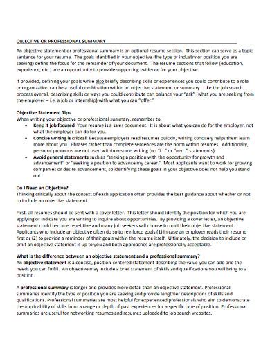 Image result for Objective Statement Definition