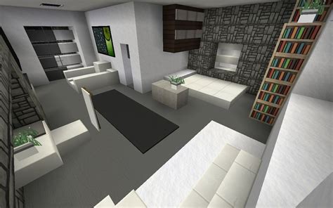 Minecraft modern mansion interior living room – Artofit