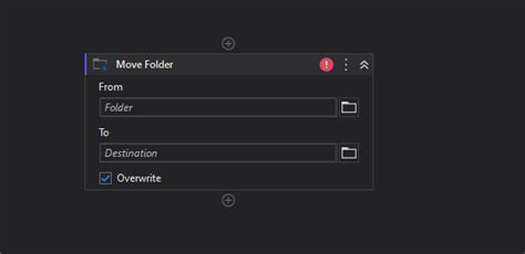 Image result for Destination Folder Field UI