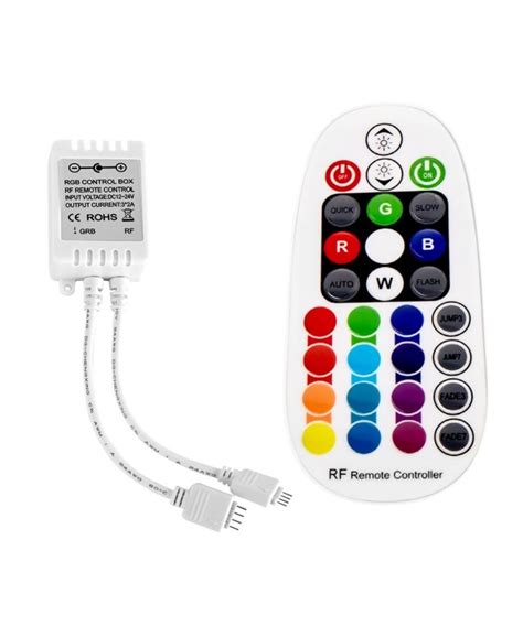 RF Remote Control 28 Keys for Multicolor RGB LED Strip Lights ...