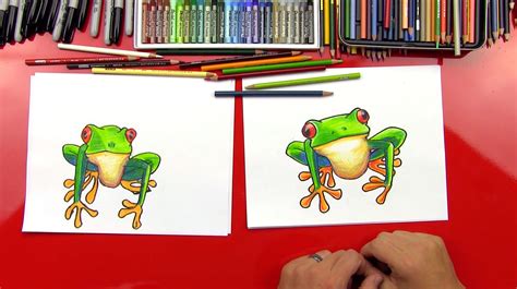 Image result for How to Draw a Tree Frog
