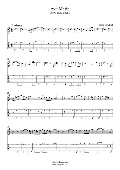 Image result for Ave Maria Guitar Tutorial