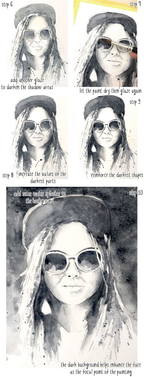 Image result for Realistic Watercolor Portrait Tutorial