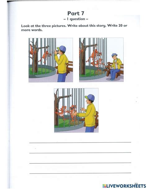 Image result for Flyers Writing Picture Story Examples