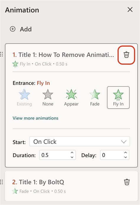 Image result for Custom Animation Remove Picture in PowerPoint