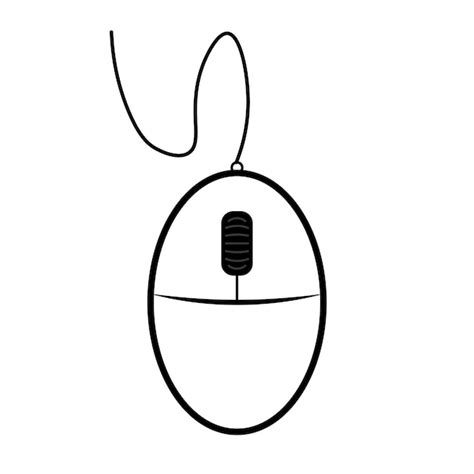 Computer Mouse Outline Vectors & Illustrations for Free Download | Freepik