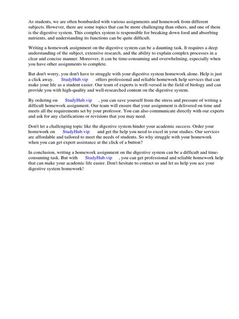 Image result for Homework Digestive System