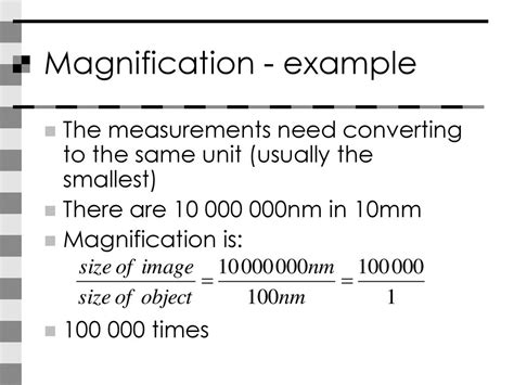 Image result for Unit of Magnification