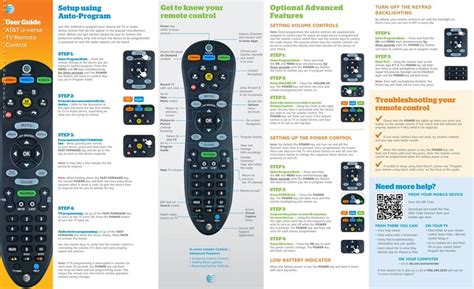 Image result for AT&T U-verse Remote Control Programming
