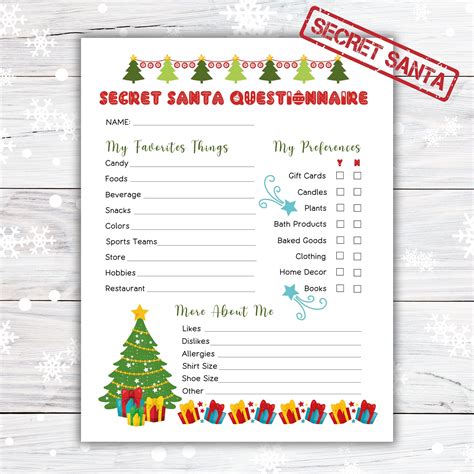 Image result for Work Secret Santa Questions