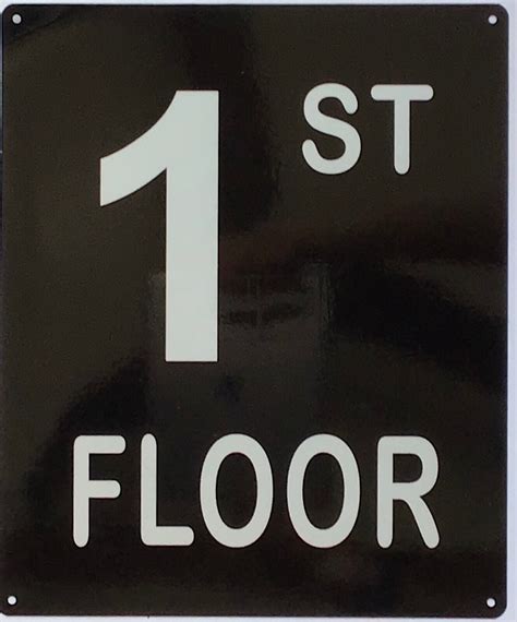 Image result for First Floor Sign