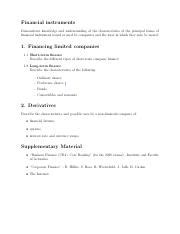 Image result for Financial Instruments Written Notes