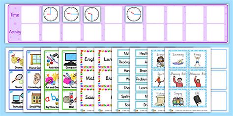 Image result for Visual Timetable KS2