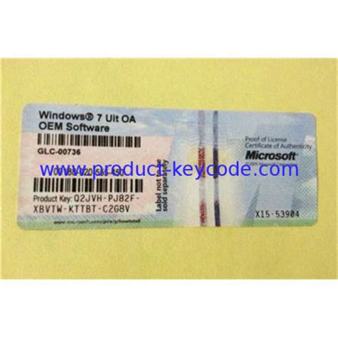 Image result for Red Windows Product Key Sticker