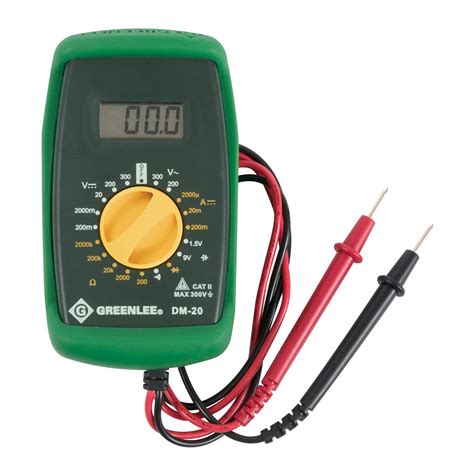 Image result for Greenlee DM-20 Problem Solving Guide