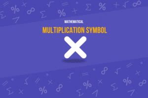 Image result for Multiplying Symbol