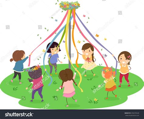 Image result for Maypole Dancing GIF