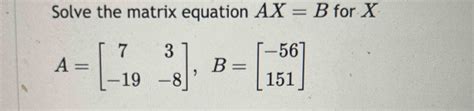 Image result for Matrix Equation Example