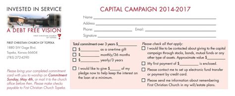 Image result for Stewardship Pledge Card Examples