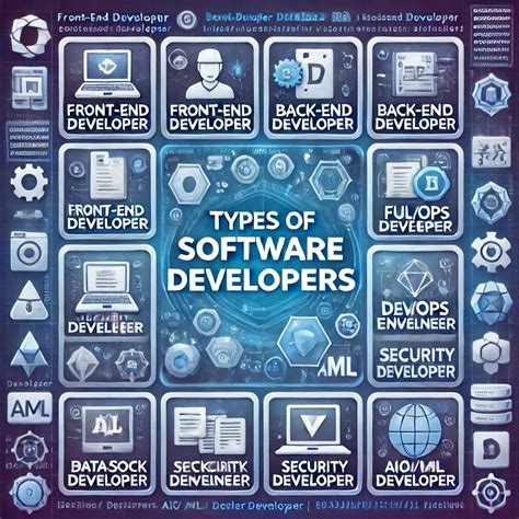 Image result for Types of Software Developers
