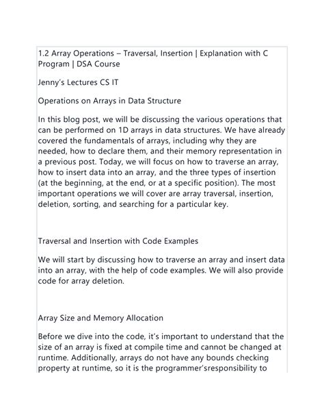 Image result for Array Operations