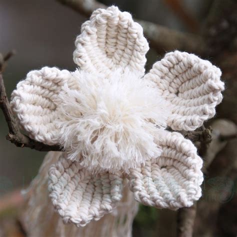 Image result for Macrame Flower Tutorial