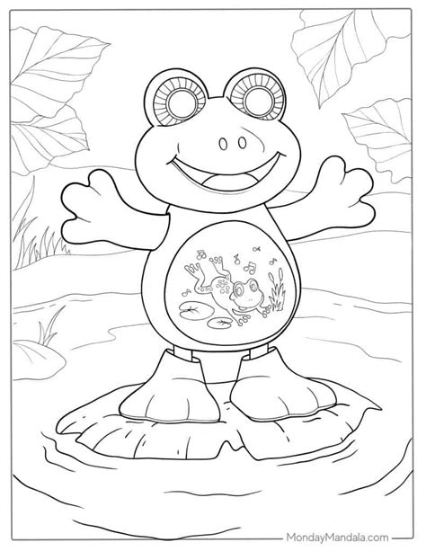 Image result for Cartoon Frog Coloring Pages