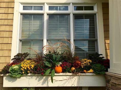 Image result for Fall Window Box Decorating