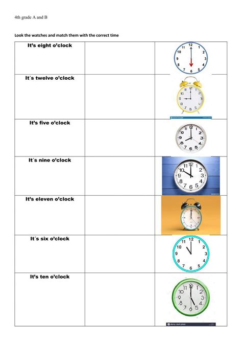 Image result for Using Time for Grade 4 Worksheets