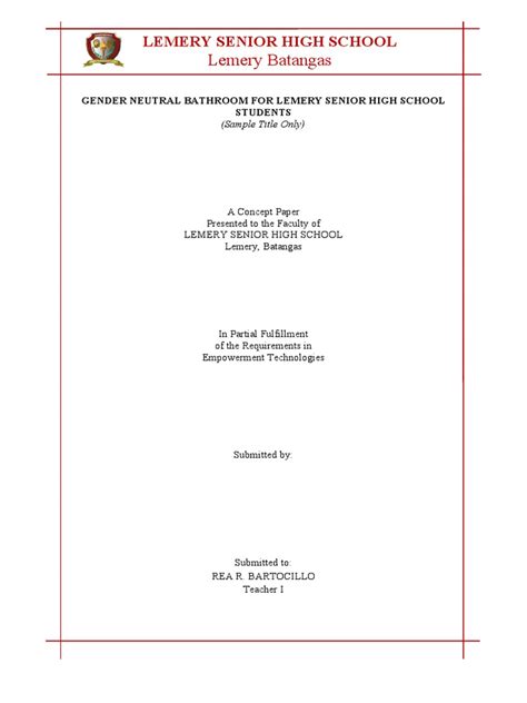 Image result for Concept Paper Project Proposal Example