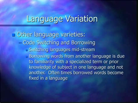 Image result for Language Variation