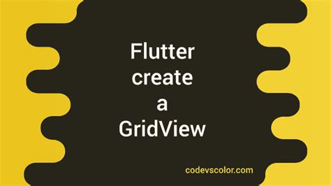 Image result for GridView Image Text Flutter Example