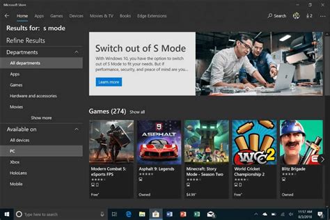 Image result for Switch Computer Back to S Mode