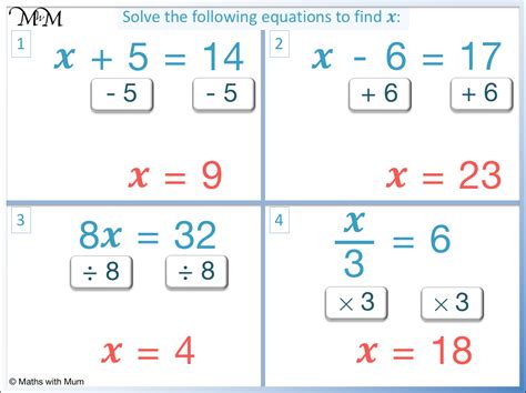 Image result for How to Solve One Step Equations