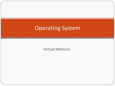 Image result for Operating Systems Virtual Memory