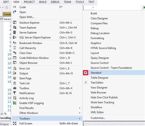 Image result for Visual Studio How to Copy Menu Items