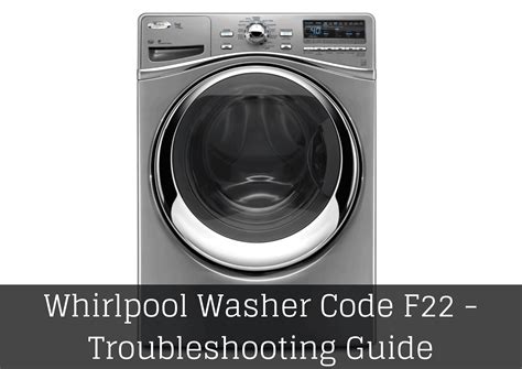 Image result for Whirlpool F20 Code Reset