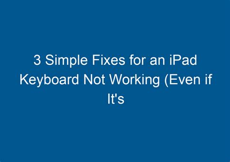 Image result for iPad External Keyboard Not Working