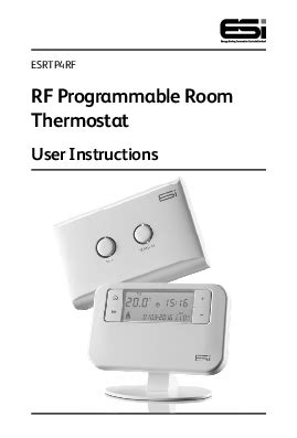 Image result for Using Esi RF Programmable Room Thermostat