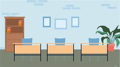 Free Animation Virtual Classroom Background - EPS, Illustrator, JPG ...