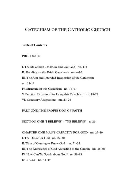 Image result for Catholic Catechism Questions