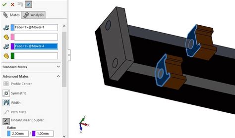 Image result for SolidWorks Advanced Mates