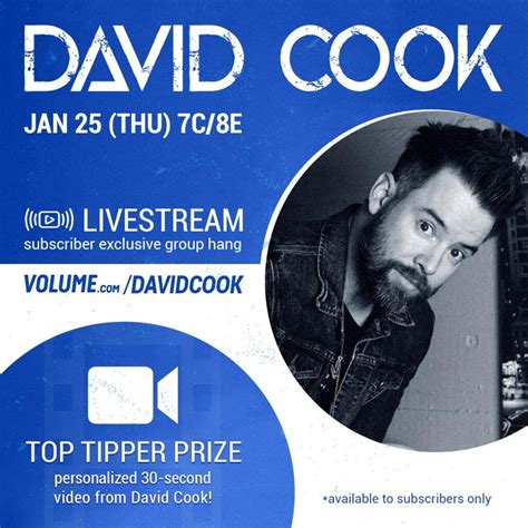 Image result for David Cook Press Conference