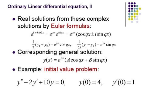 Image result for Particular Solution Example