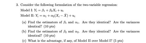 Image result for Two Variable Regression Model