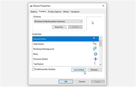 Image result for Control Panel Mouse Settings
