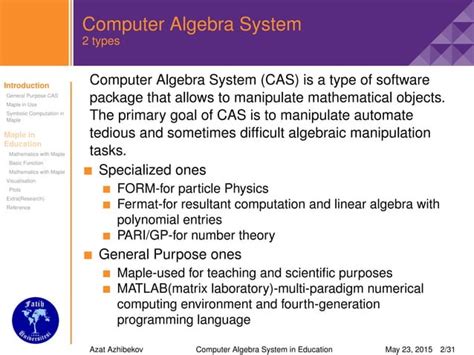 Image result for Computer Algebra System Comparison